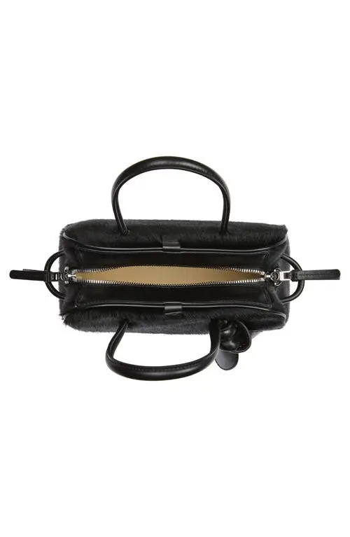 Jacquemus Le Petit Turismo Genuine Calf Hair Crossbody Bag - Black